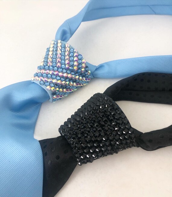 Crystal Neck Tie Knot Cover for Ballroom Dance Custom Neck - Etsy