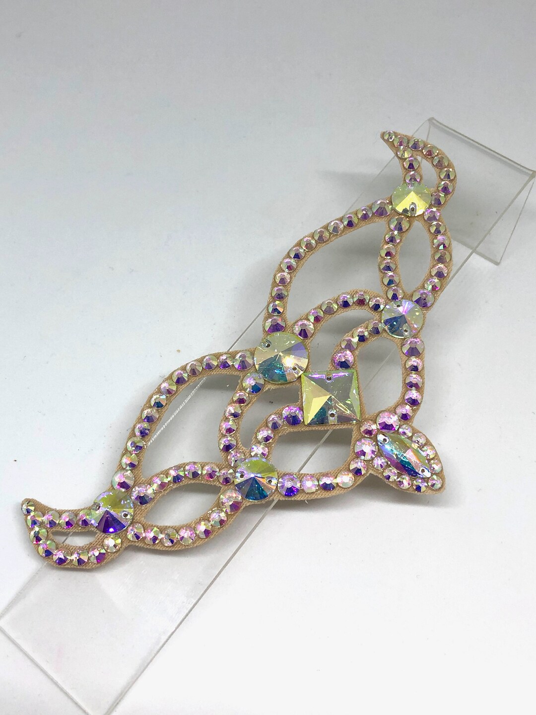 AB Crystal Hair Accessory for Dance, Glue or Pin in Hair Jewellery ...