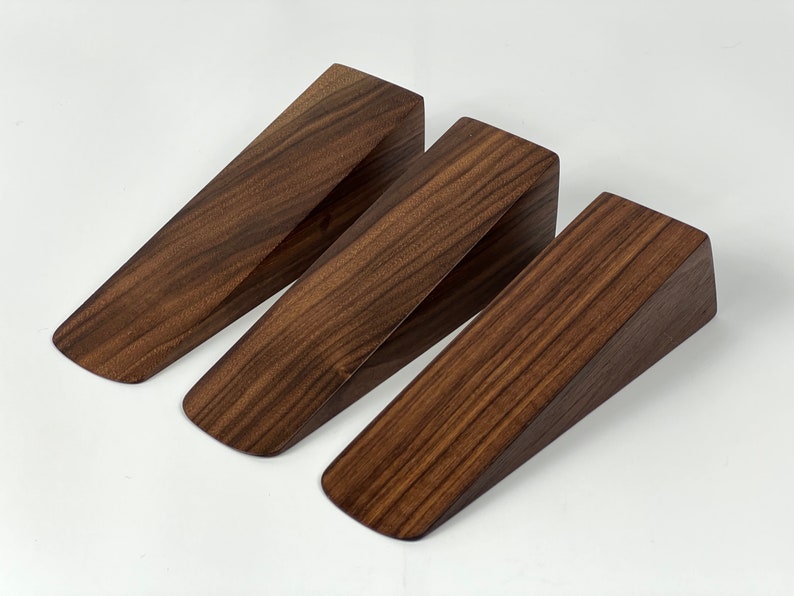 Solid Walnut Door Wedge Stop Wood Wooden Handmade - Etsy