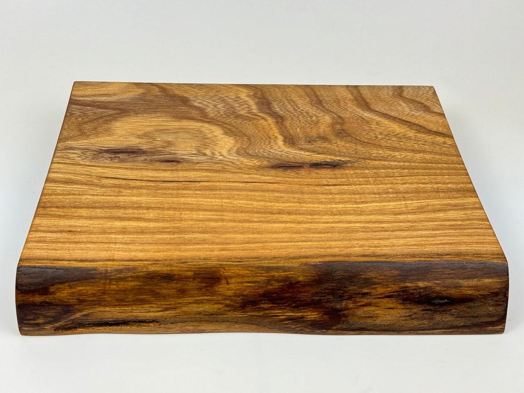 Cornish Elm Live Edge Chopping Board 30 X 23cm - Etsy