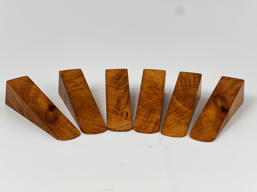 Solid English Yew Door Wedge Stop Wood Wooden Handmade Tree - Etsy