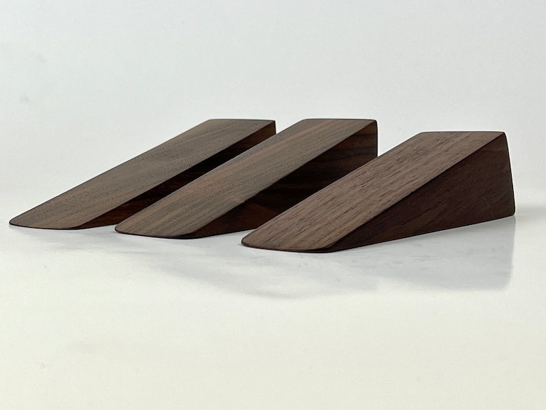 Solid Walnut Door Wedge Stop Wood Wooden Handmade - Etsy
