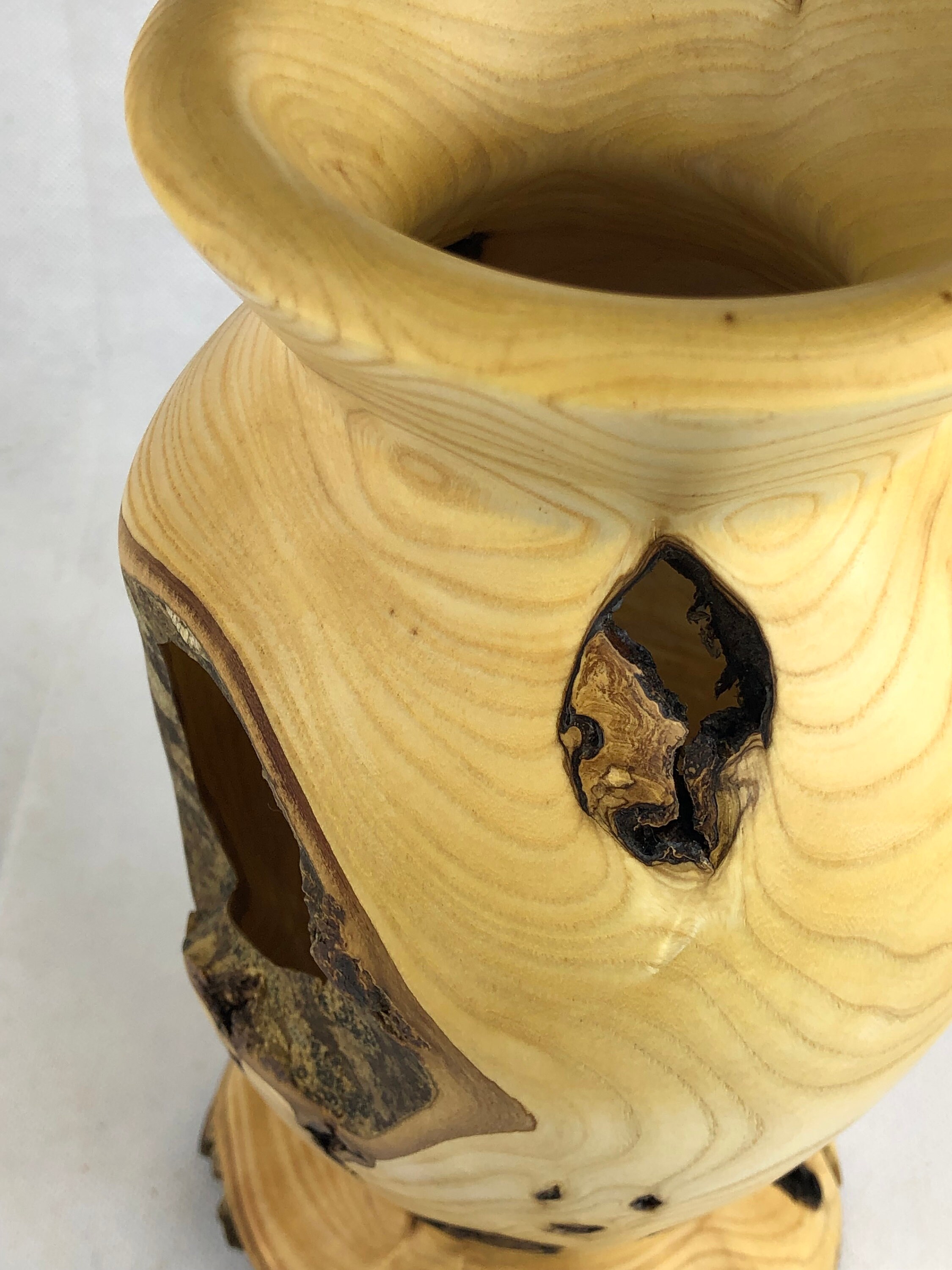 Carbis Bay Cankered Ash No. 2 Turned Large Wooden Vase Hand - Etsy UK