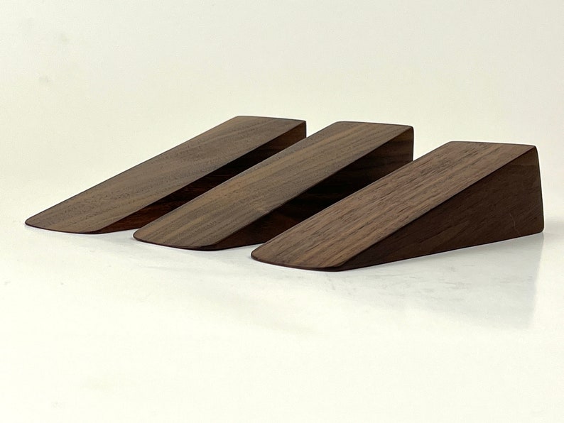 Solid Walnut Door Wedge Stop Wood Wooden Handmade - Etsy
