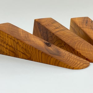 Solid English Yew Door Wedge Stop Wood Wooden Handmade Tree - Etsy