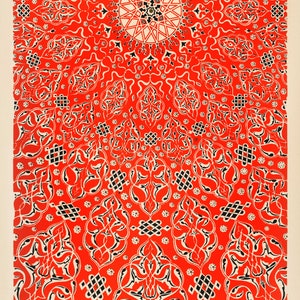 Turkish Art Print - Vintage Reproduction Turkish Design From the ...