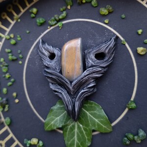 Crystal Fire Witch Amulet, Eye of the Dark Goddess, Hekate, Isis ...