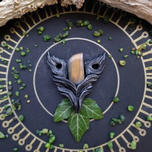 Crystal Fire Witch Amulet, Eye of the Dark Goddess, Hekate, Isis ...