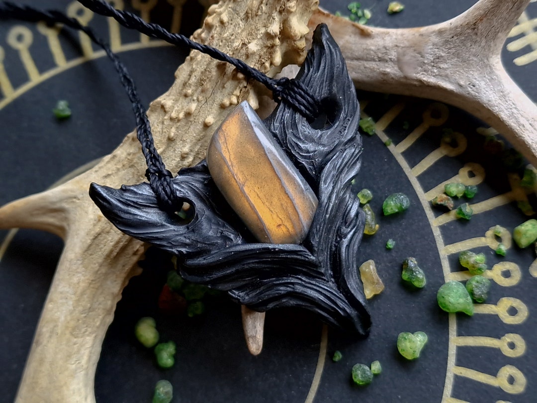 Crystal Fire Witch Amulet, Eye of the Dark Goddess, Hekate, Isis ...