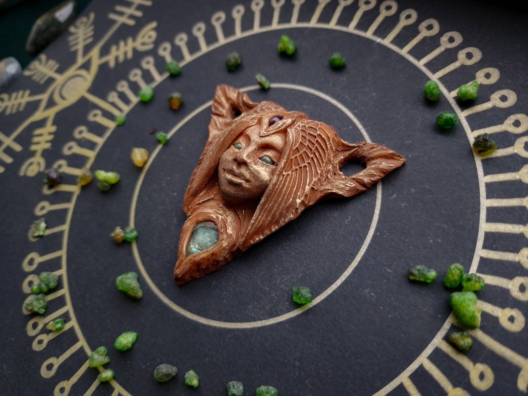 Winged Goddess Bird Sculpture Spirit of the Witch Queen Isis - Etsy