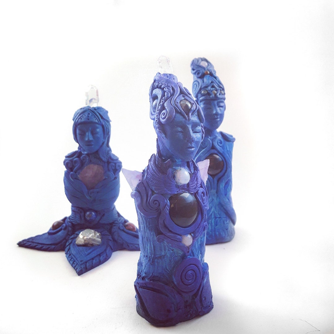 Crystal Clay Goddess Mother Earth Statuettes, Design Your Own Altar ...