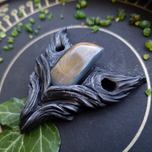 Crystal Fire Witch Amulet, Eye of the Dark Goddess, Hekate, Isis ...