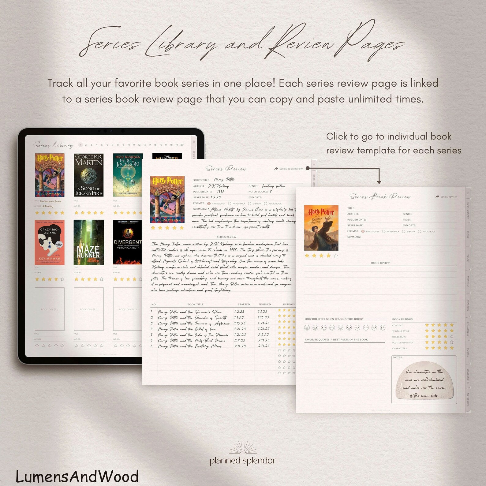 Digital Reading Magazine 2024 | Minimalist Reusable Boho Reading ...