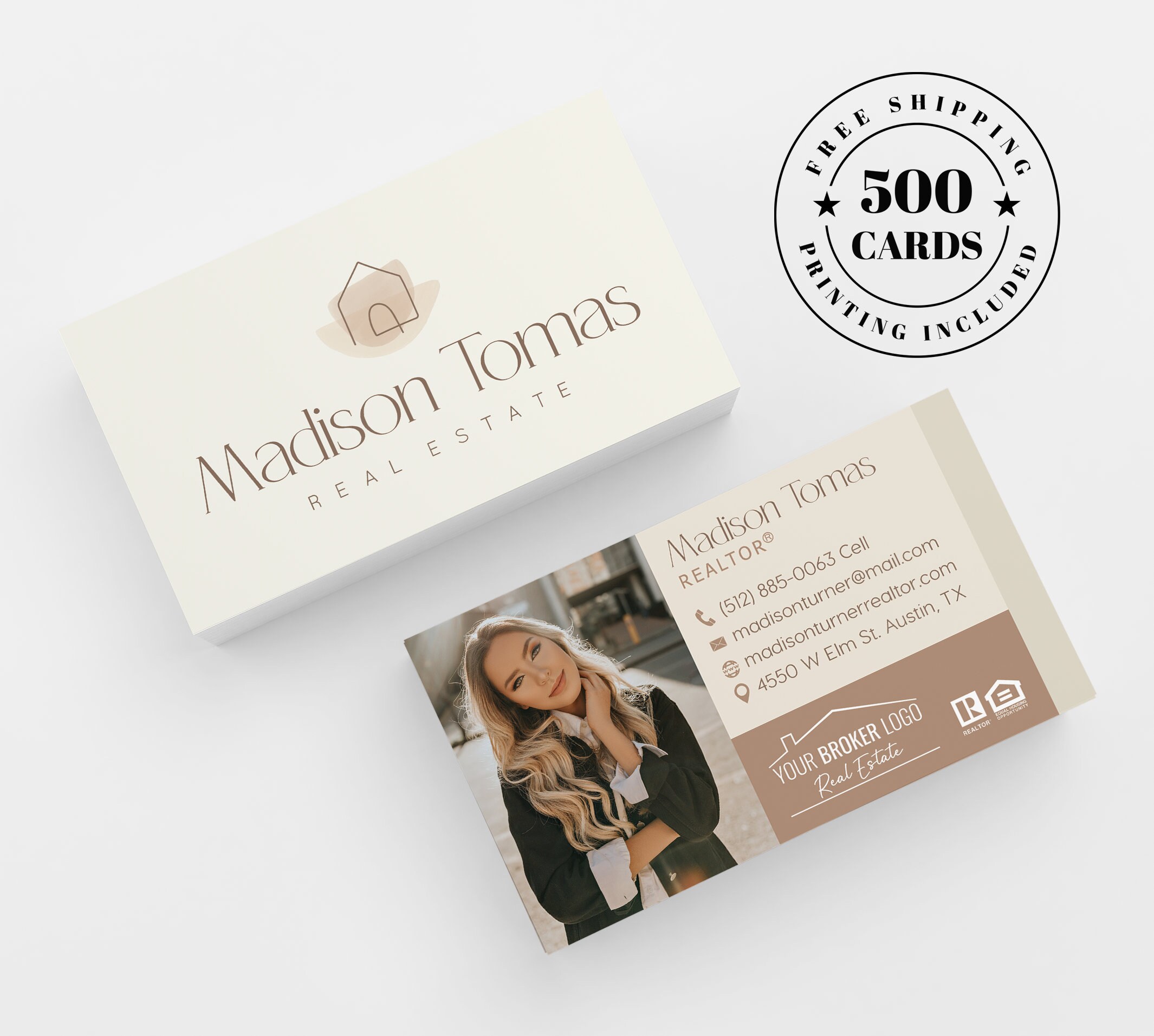 Real Estate Business Cards Designs