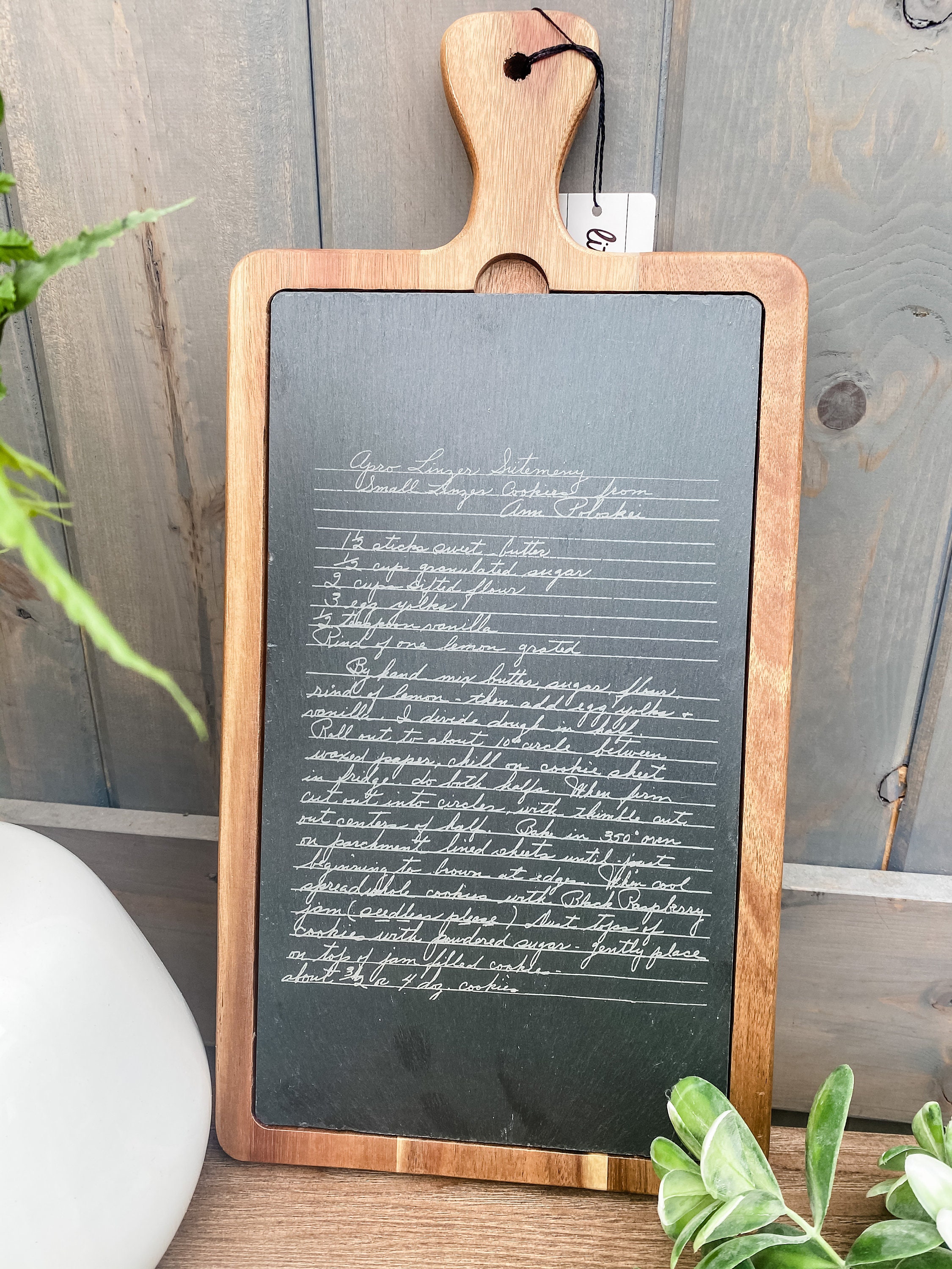 Custom Engraved Slate Board / Handwriting Transfer / Grandma’s Famous ...