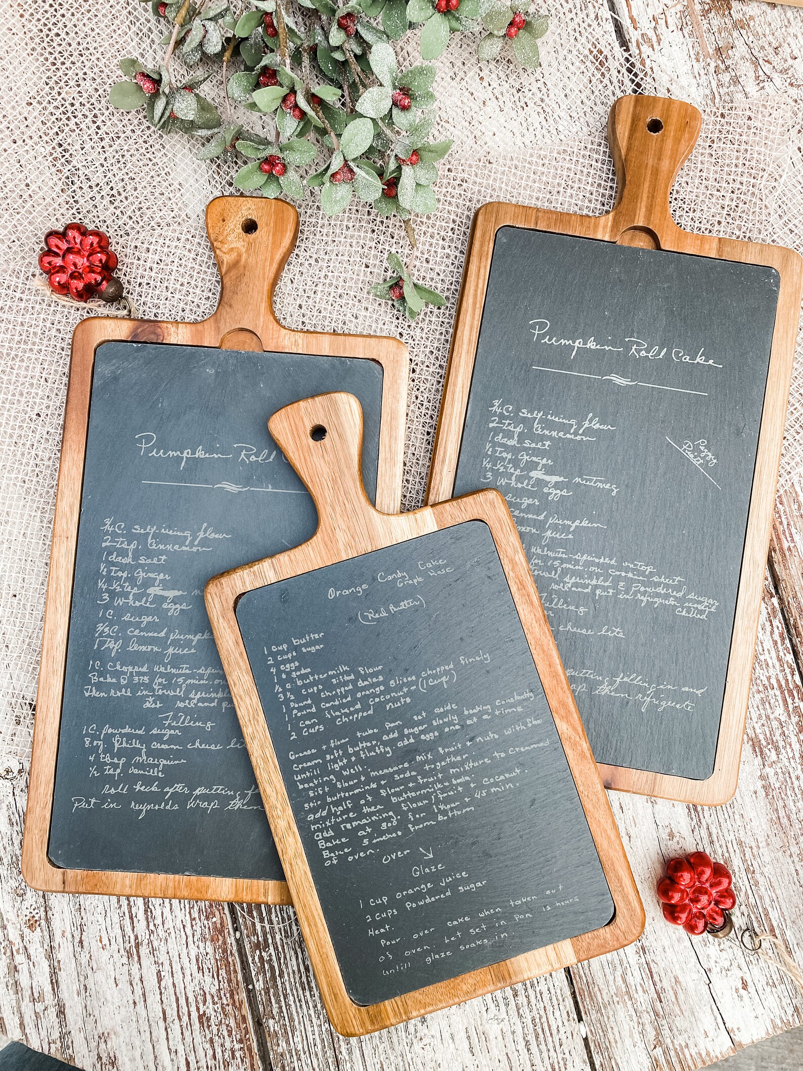 Custom Engraved Slate Board / Handwriting Transfer / Grandma’s Famous ...