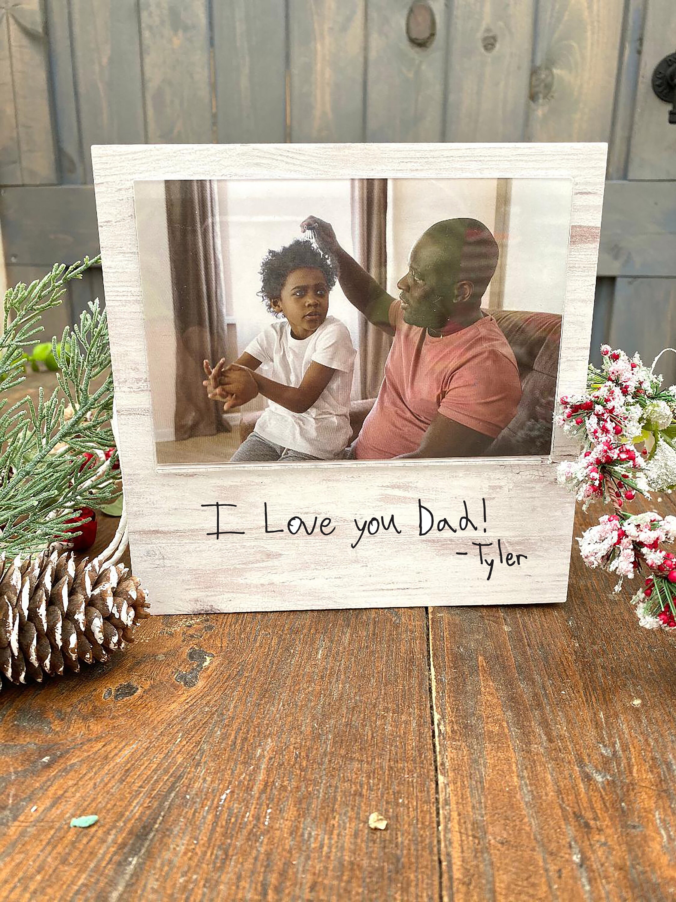 Picture Frame With Handwritten Message / Daddy's Girl / | Etsy