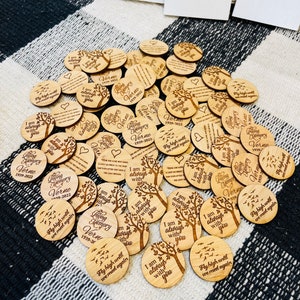 Personalized Sympathy Tokens - Memorial Pocket Keepsakes - Etsy