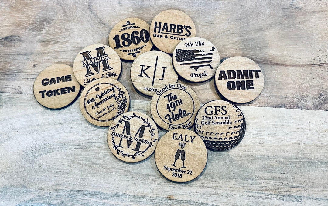 Event Tokens | Personalized Tokens | Pocket Tokens | Wood Coins ...
