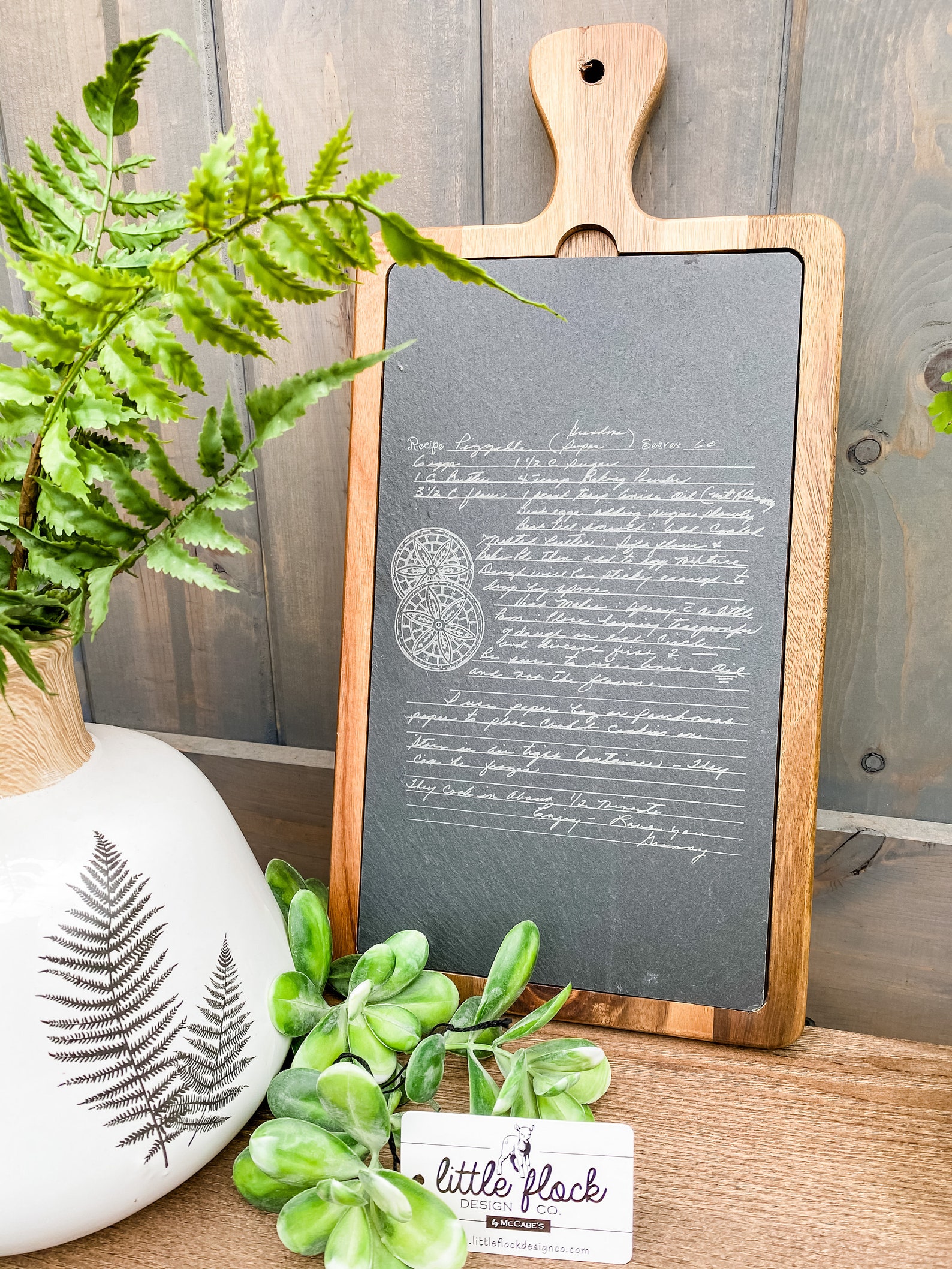 Custom Engraved Slate Board / Handwriting Transfer / Grandma’s Famous ...
