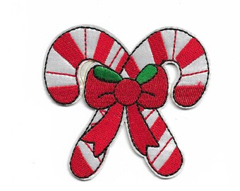 Candy Cane Patch - Etsy