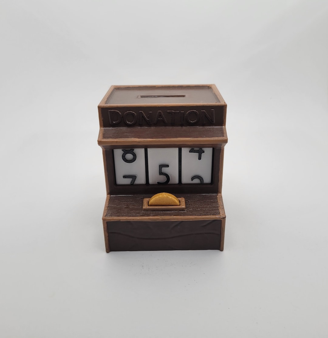 Jammed Donation Machine Coin Bank - Etsy