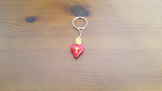 Sacred Heart Keychain Binding of Isaac Rebirth - Etsy