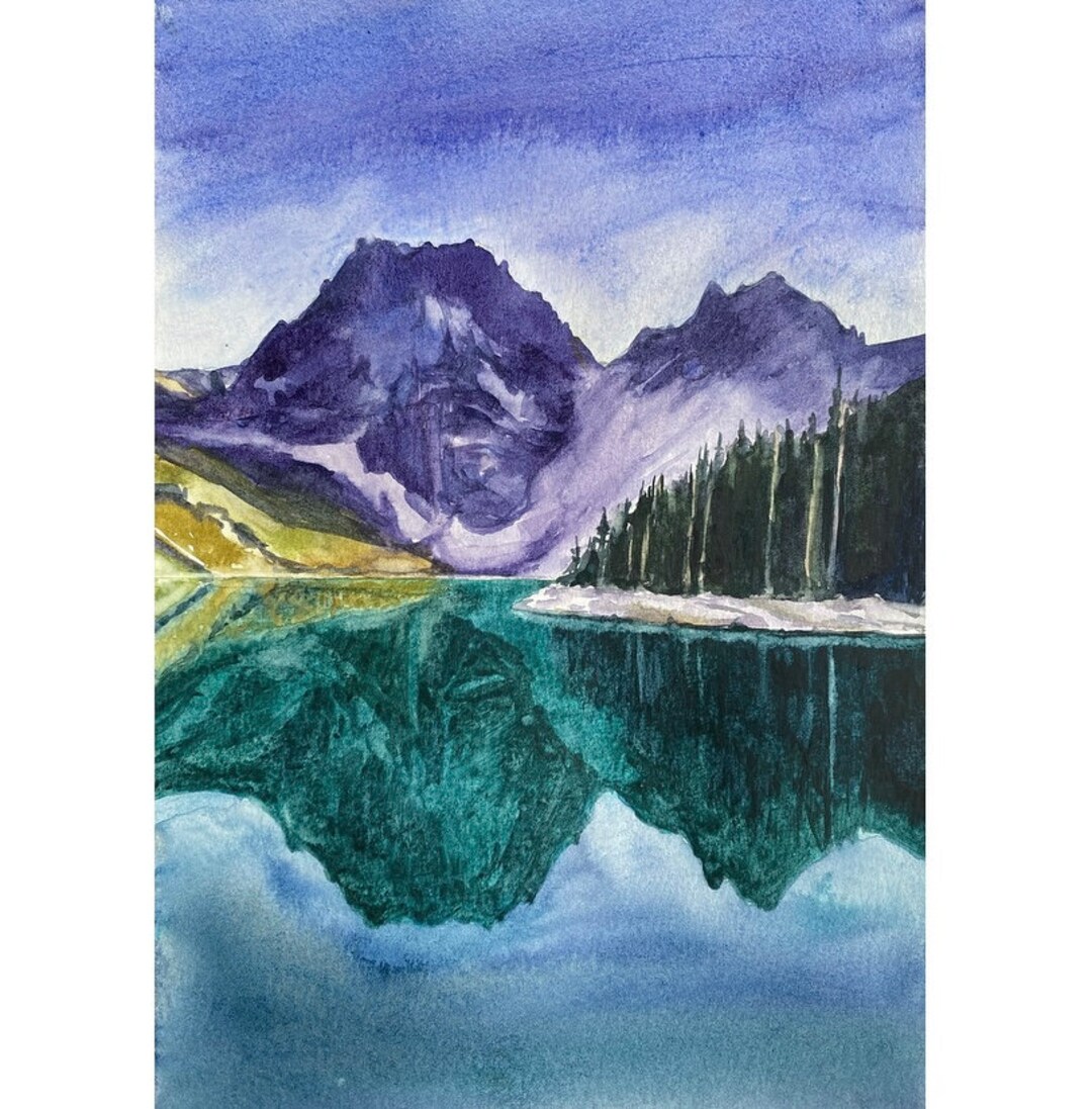 Colchuck Lake, Enchatments, Pacific Northwest Lake, Cascades Painting ...