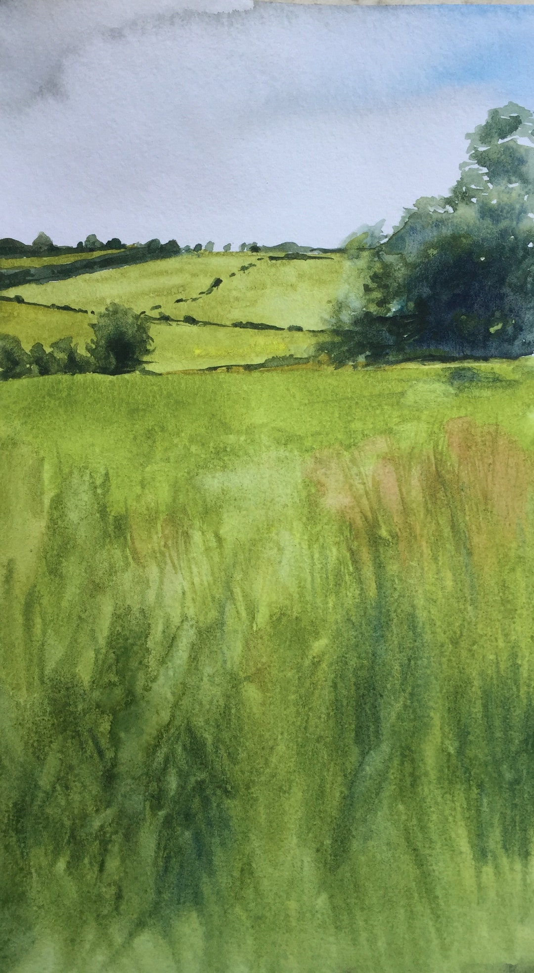 English Watercolor, English Landscape Painting, English Countryside ...