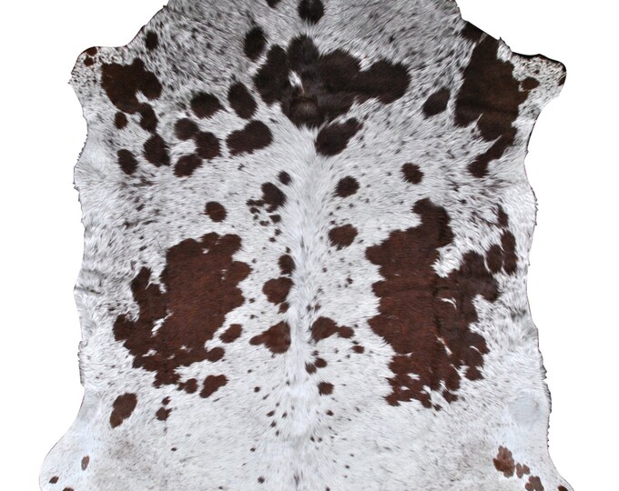 Unique South African Nguni Cattle Cow Hide Rug - Unique Brown and White ...