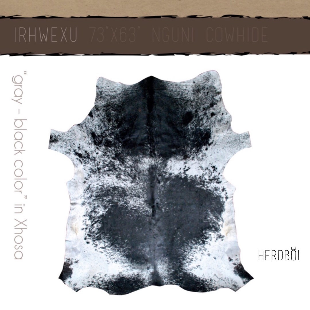 Cowhide Rug Tricolor Nguni Cow Hide Extra Large Animal Skin South ...