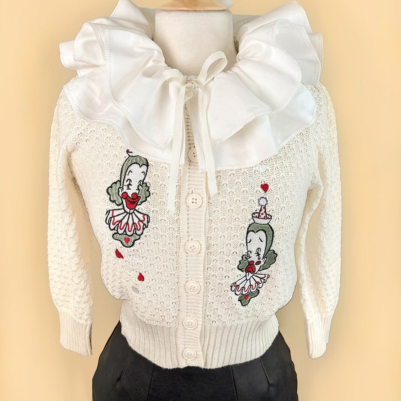 Vintage Sweater Clown - Etsy