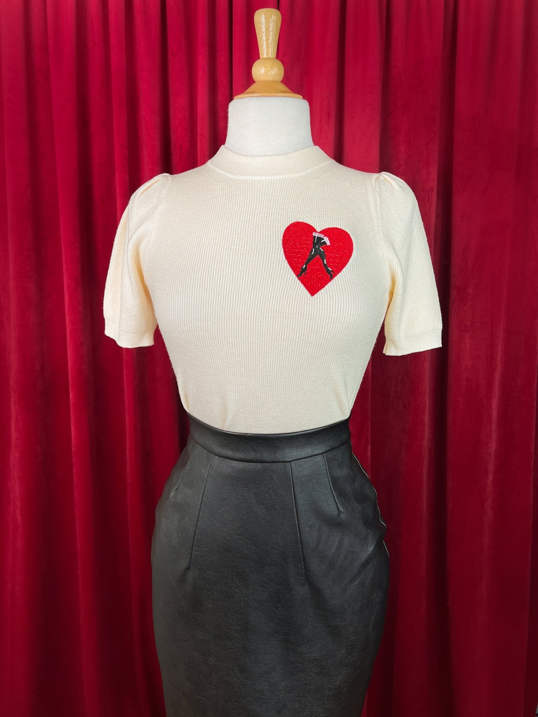 Step Into Love Short Sleeve Sweater Size SML in Ivory / - Etsy