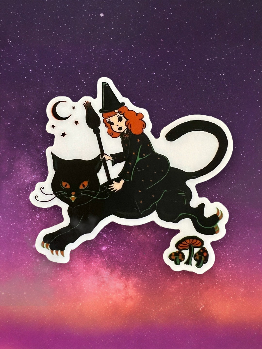 Moonlight Ride - Clear Sticker / Vintage Inspired by MISCHIEF MADE - Etsy