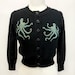 The Waltz of the Octopus Cropped Cardigan in Black Size S,M,L, XL, 2X ...