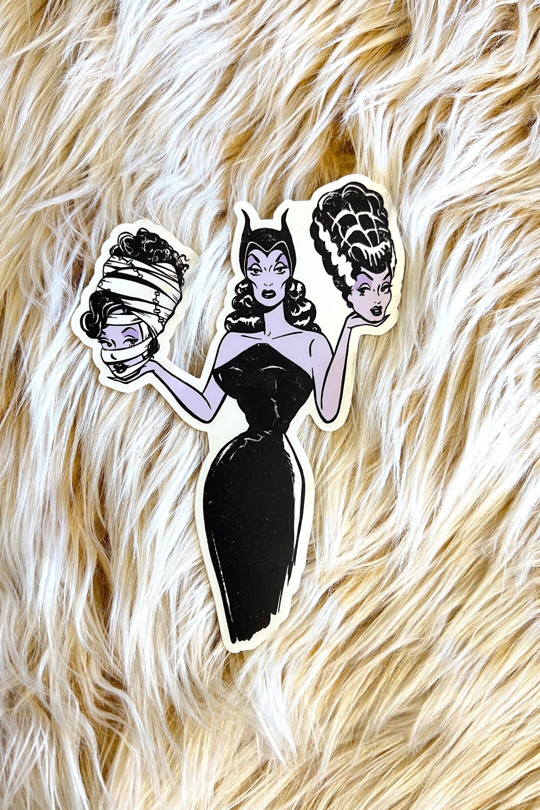 Mind Your Head Decal / Die Cut Sticker, Vintage Halloween Inspired by ...