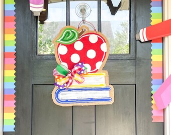 Apple Door Hanger - Etsy