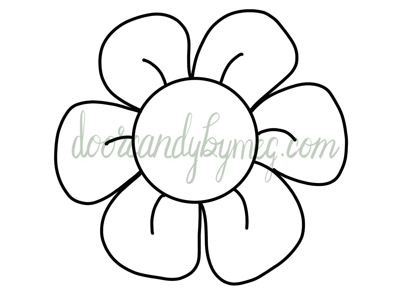 Flower Door Hanger Template Summer Flower Door Hanger - Etsy