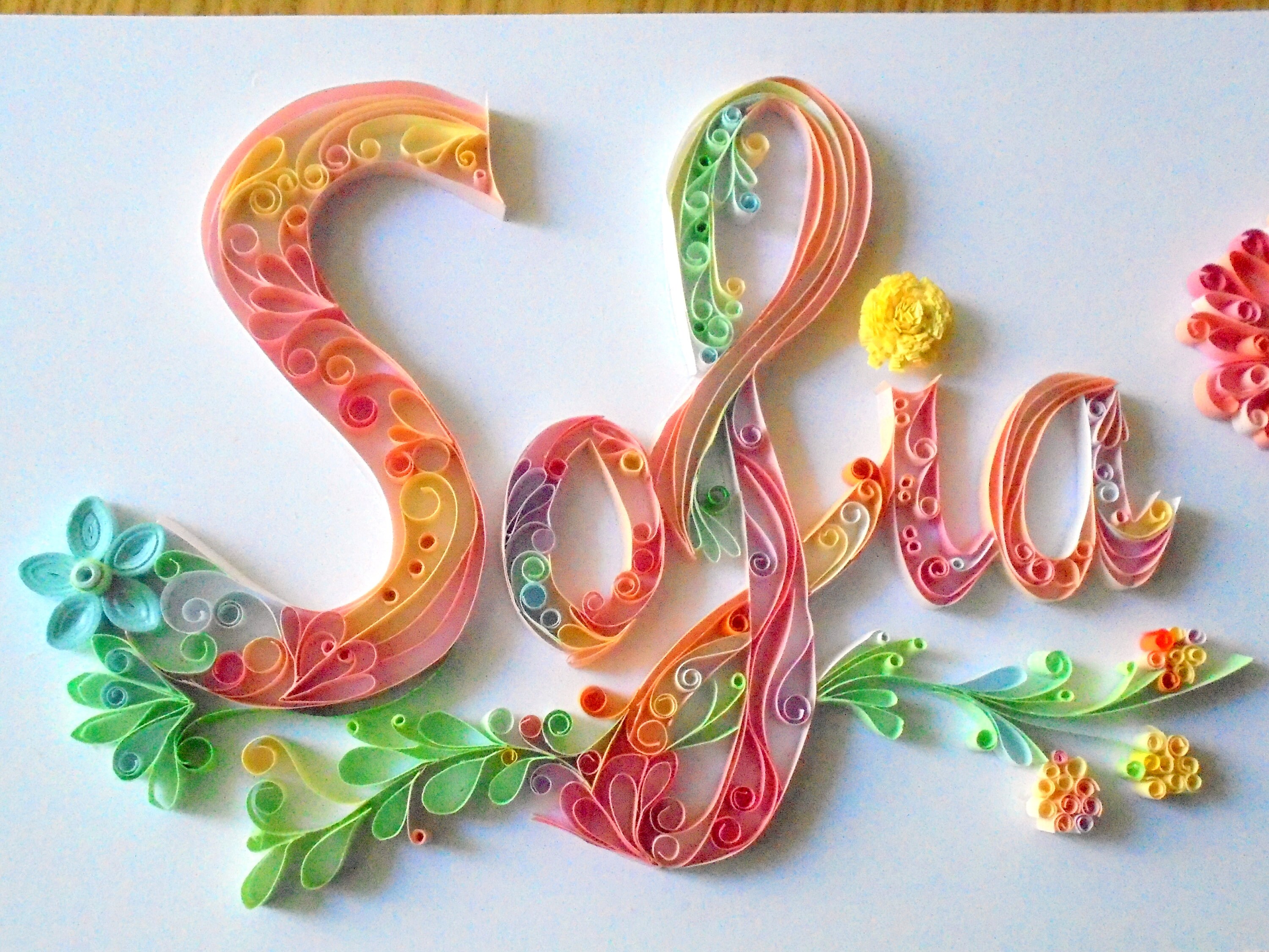 Custom Name Art, Personalized Name, Wall Art, Nursery Name Sign ...