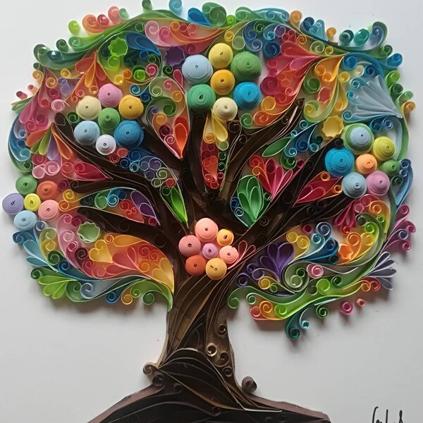 Quilling Tree - Etsy