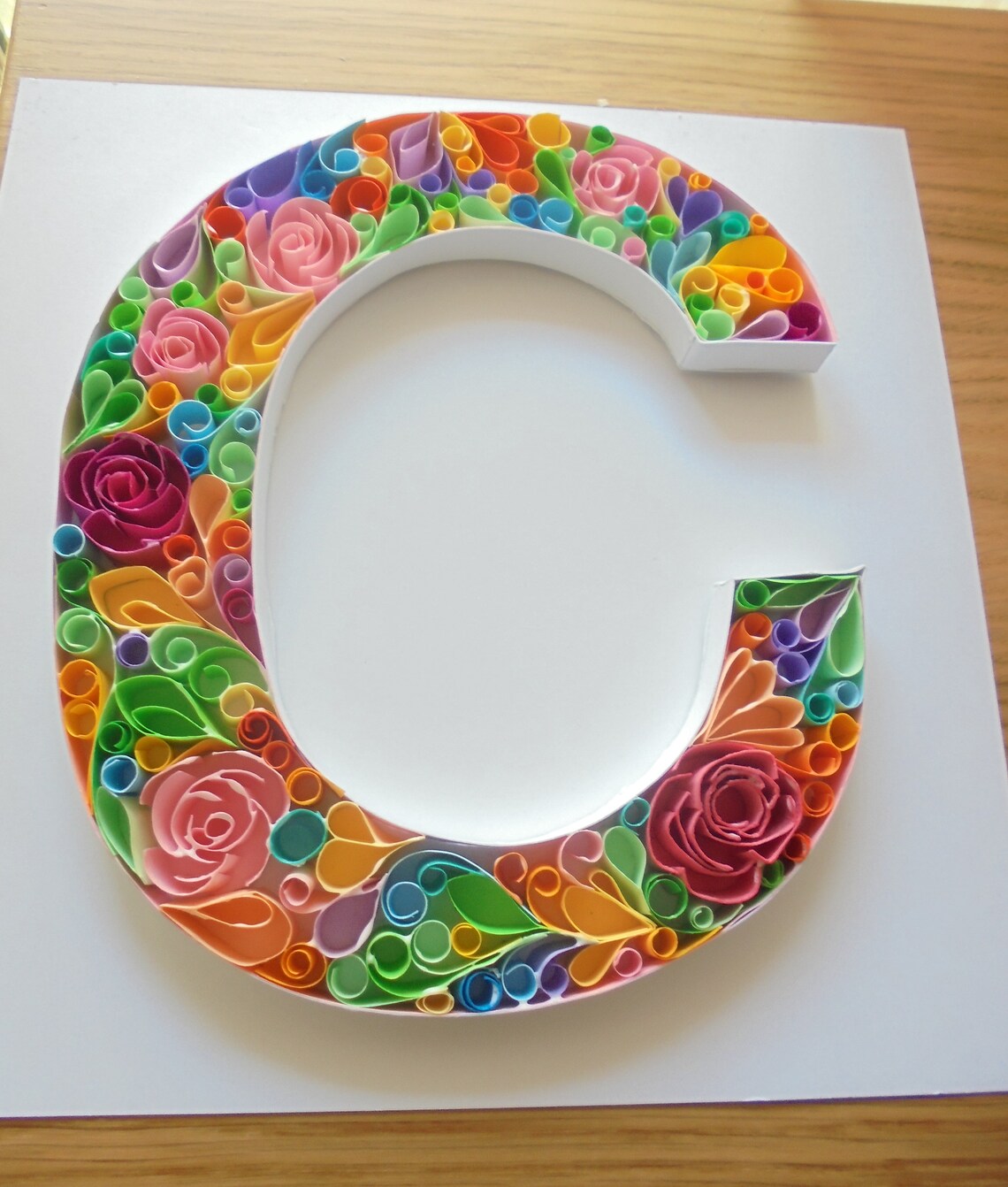 Handmade Personalised Paper Quilling Name, Gift, Custom Names, Paper ...