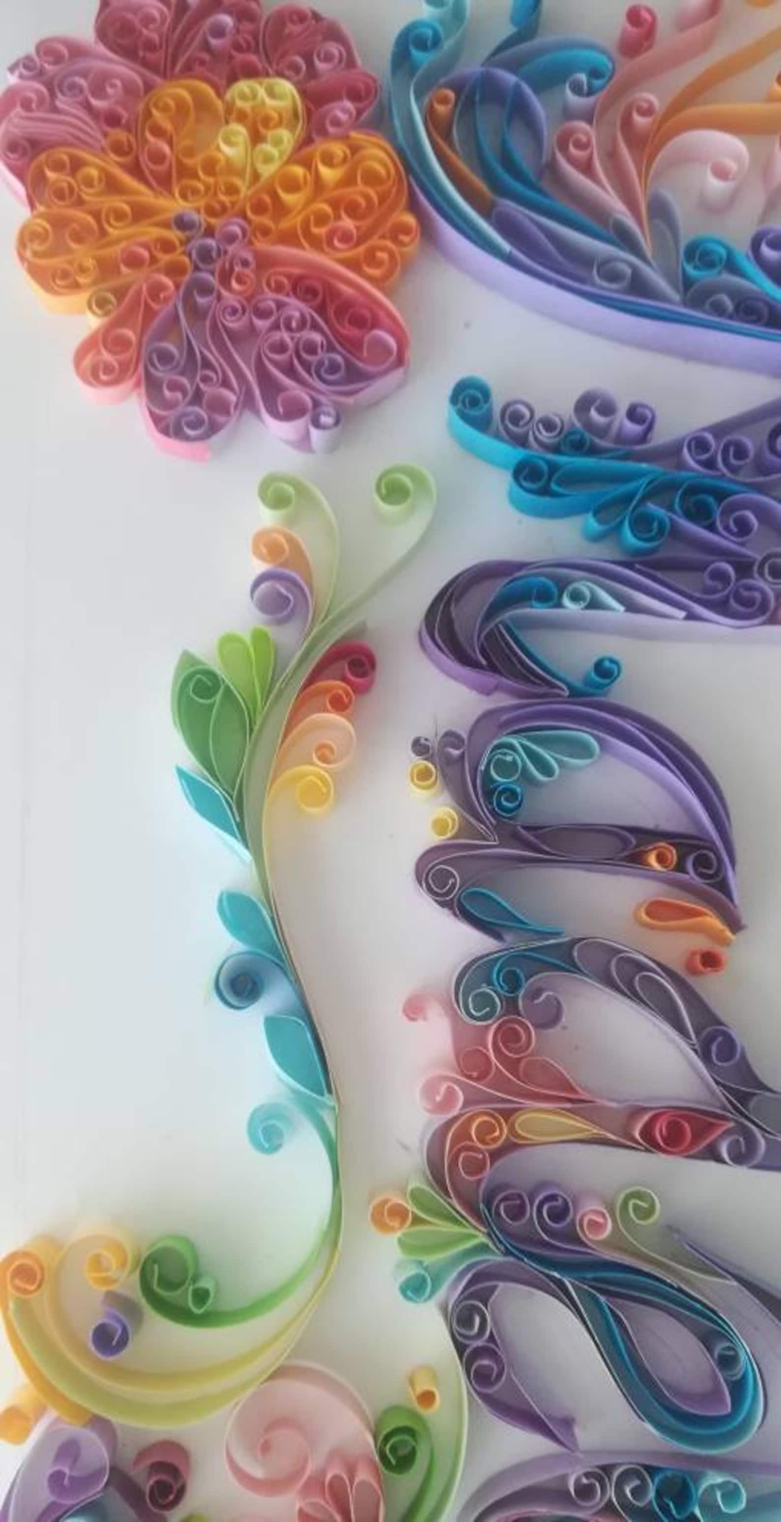 Personalized Name Quilling for Birthday Wedding Paper - Etsy
