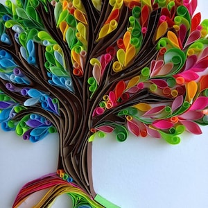 Quilling Paper Tree of Joytreeoflife Gift Wedding Tree - Etsy