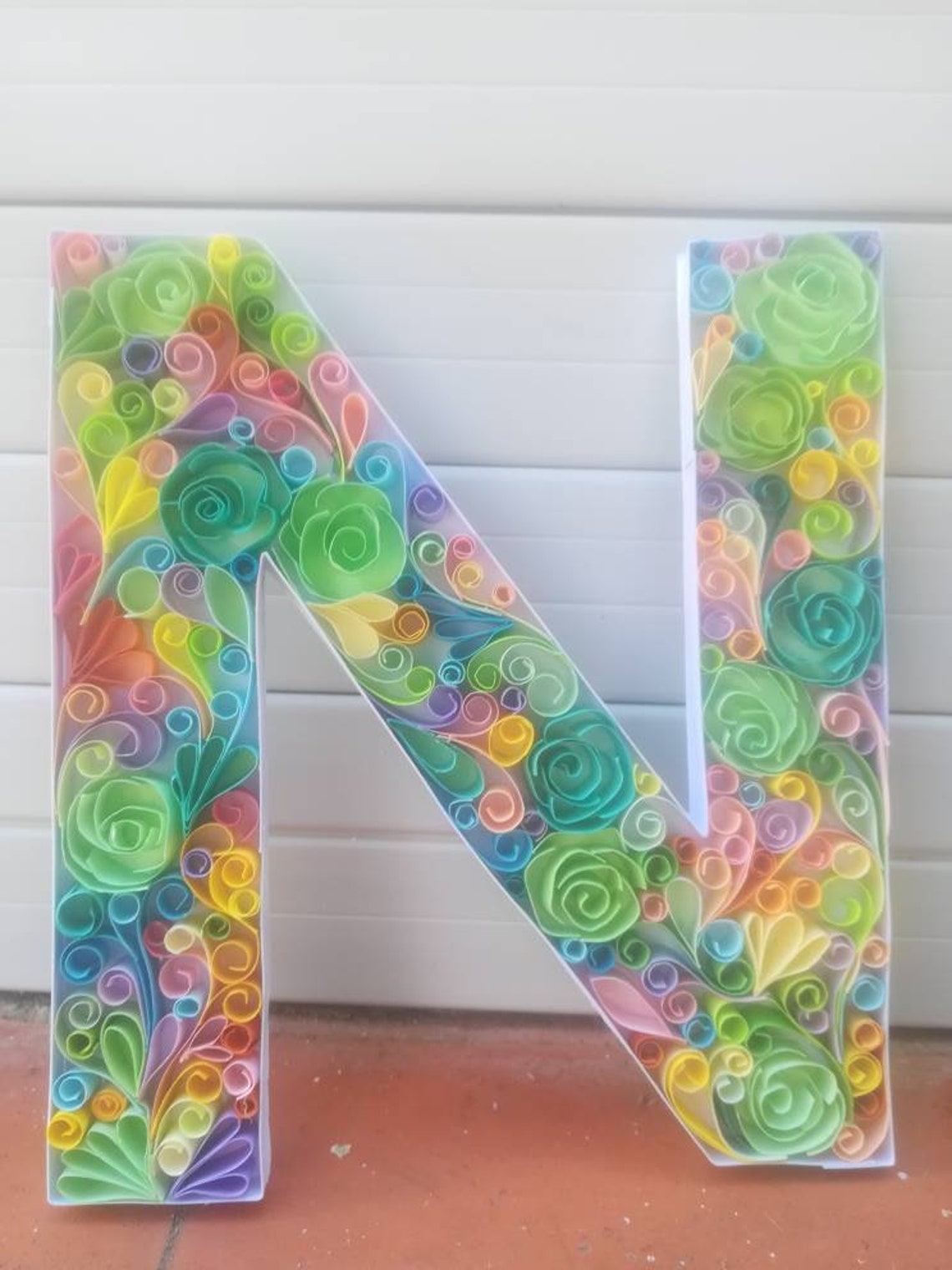 Handmade Personalised Paper Quilling Name Gift Custom Names - Etsy