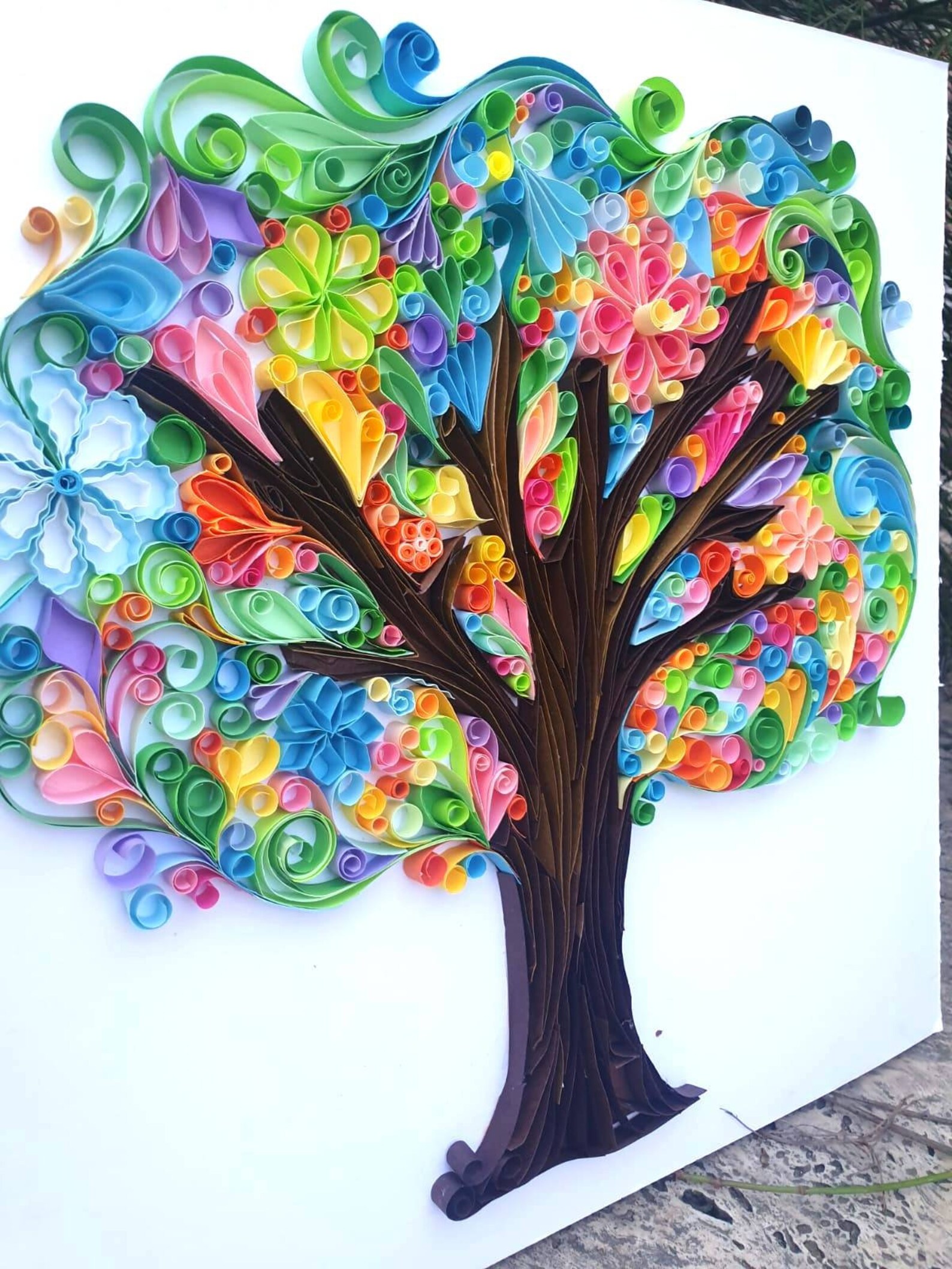 Quilling paper tree of joytreeoflife gift wedding tree | Etsy