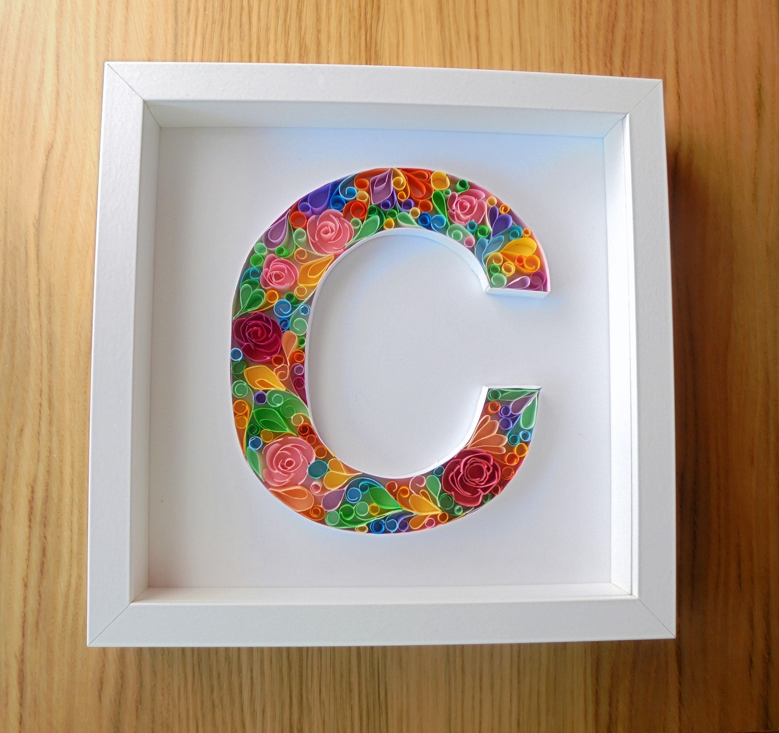 Handmade Personalised Paper Quilling Name, Gift, Custom Names, Paper ...
