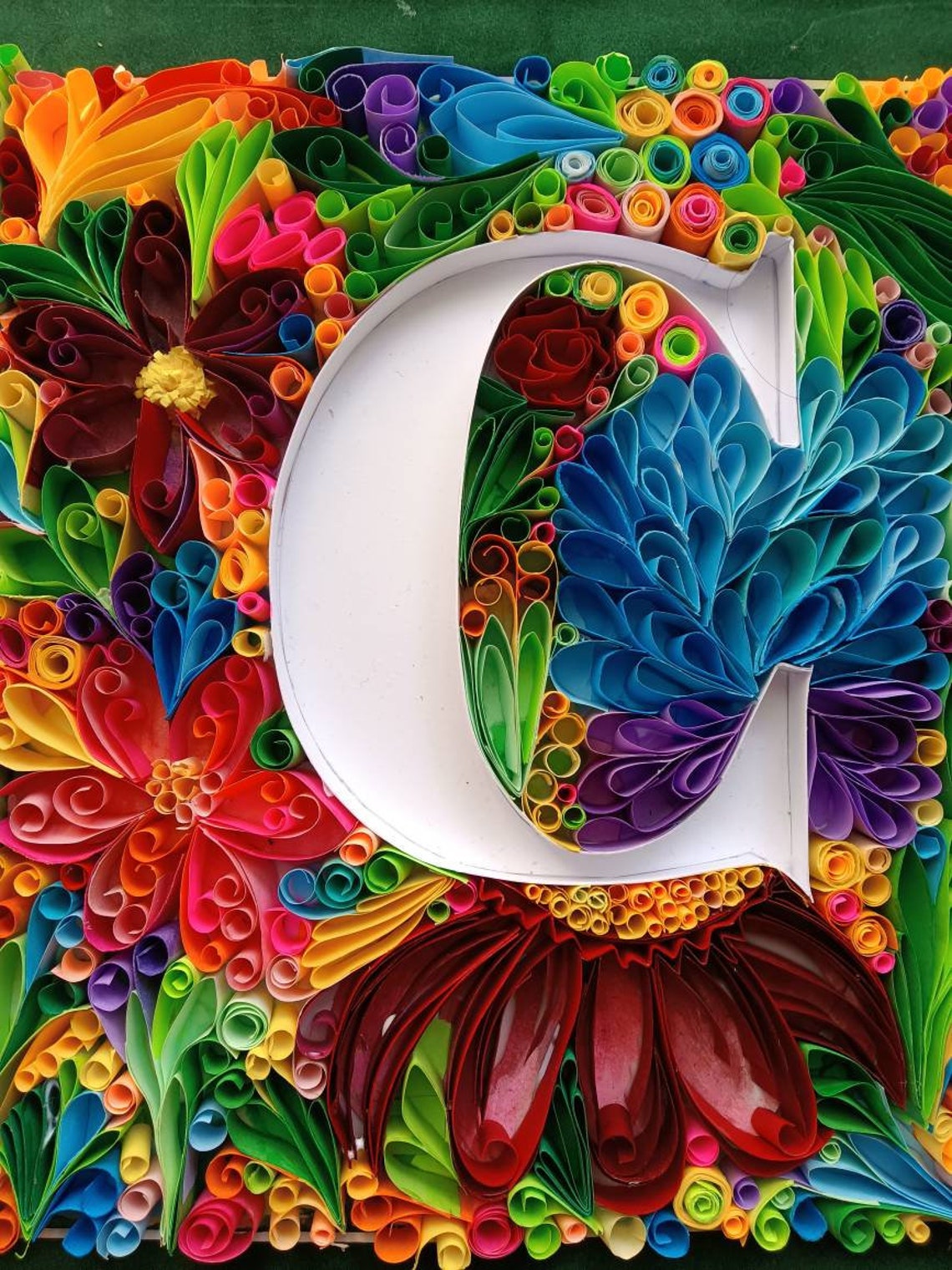 Quilling Baby Gift Name Personalized Paper Frame Children - Etsy