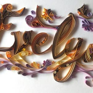 Custom Name Art Personalized Name Wall Art Handmade - Etsy