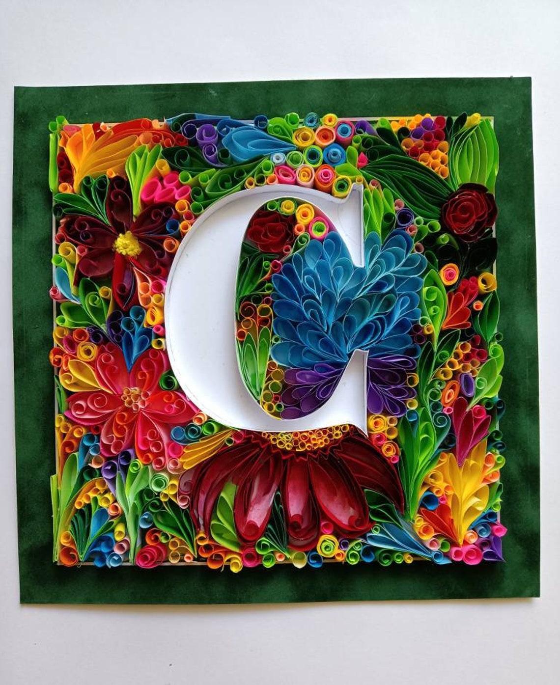 Quilling Baby Gift Name Personalized Paper Frame Children - Etsy