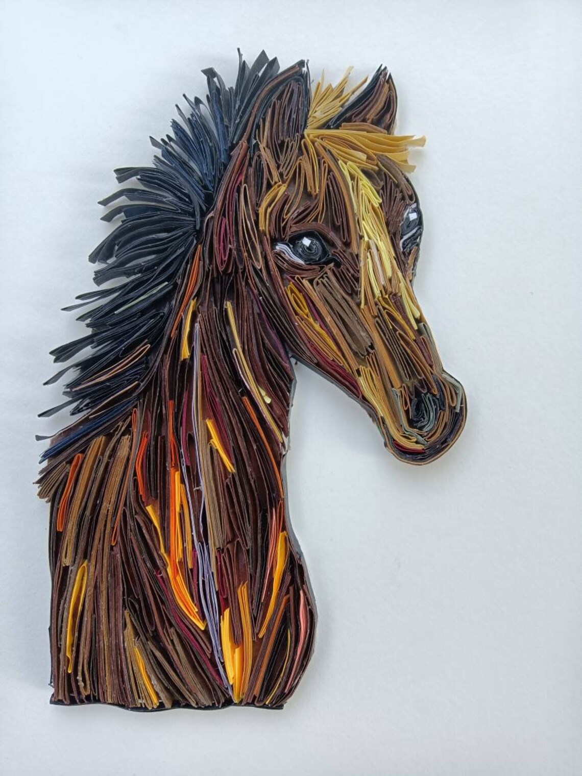 Animal of Power, Horse , Quilling Paper Animal, Quilled Horse Wallpaper ...